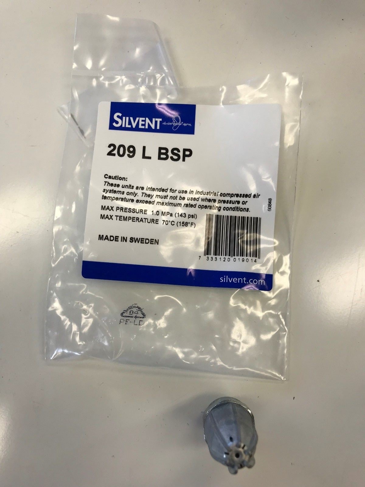 Silvent 209 L Spraying, Full-Cone Nozzle Air 17 Nm³/h, 3.4 Nm | eBay