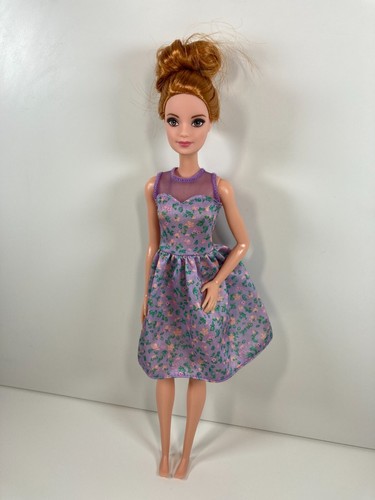 Barbie Redhead in Bun Dressed in Fashionistas Lovely in Lilac DVX75 ...