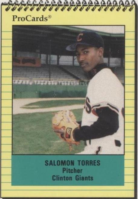 1991 ProCards Minor League - Salomon Torres #834 (RC) for sale online ...