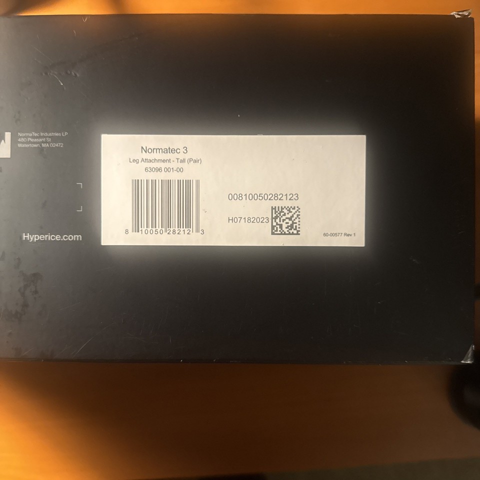 Normatec 3 Legs Tall Pair 63096-001-00-Open Box Mint Unused -Hyperice ...