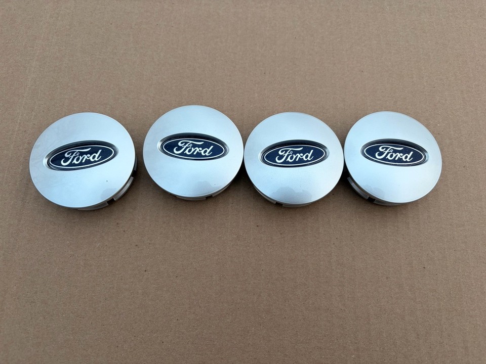Ford Explorer Silver Chrome Wheel Center Caps 2006-2019 (Hub Logo Cap ...