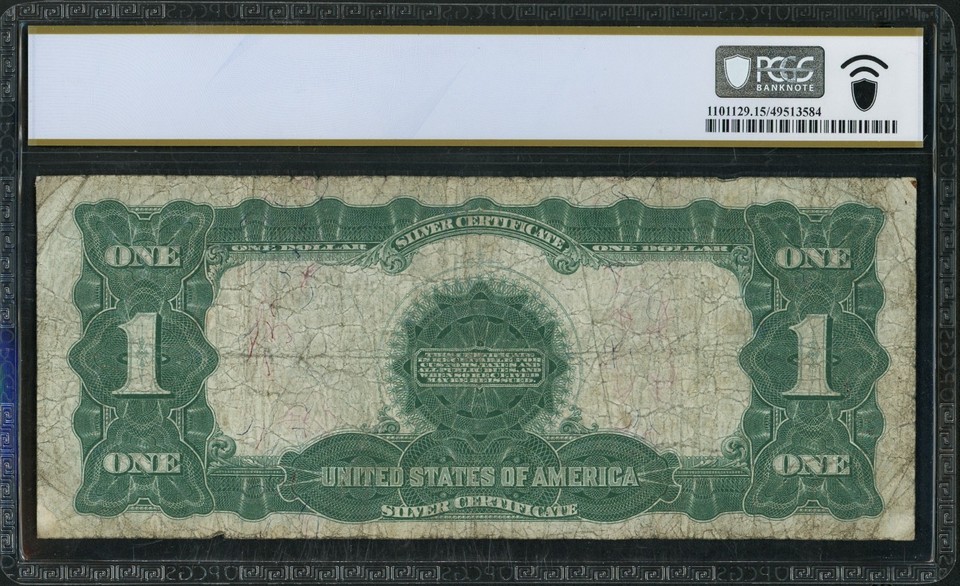 1899 $1 Silver Certificate Silver Dollar Currency PCGS Banknote 15 ...