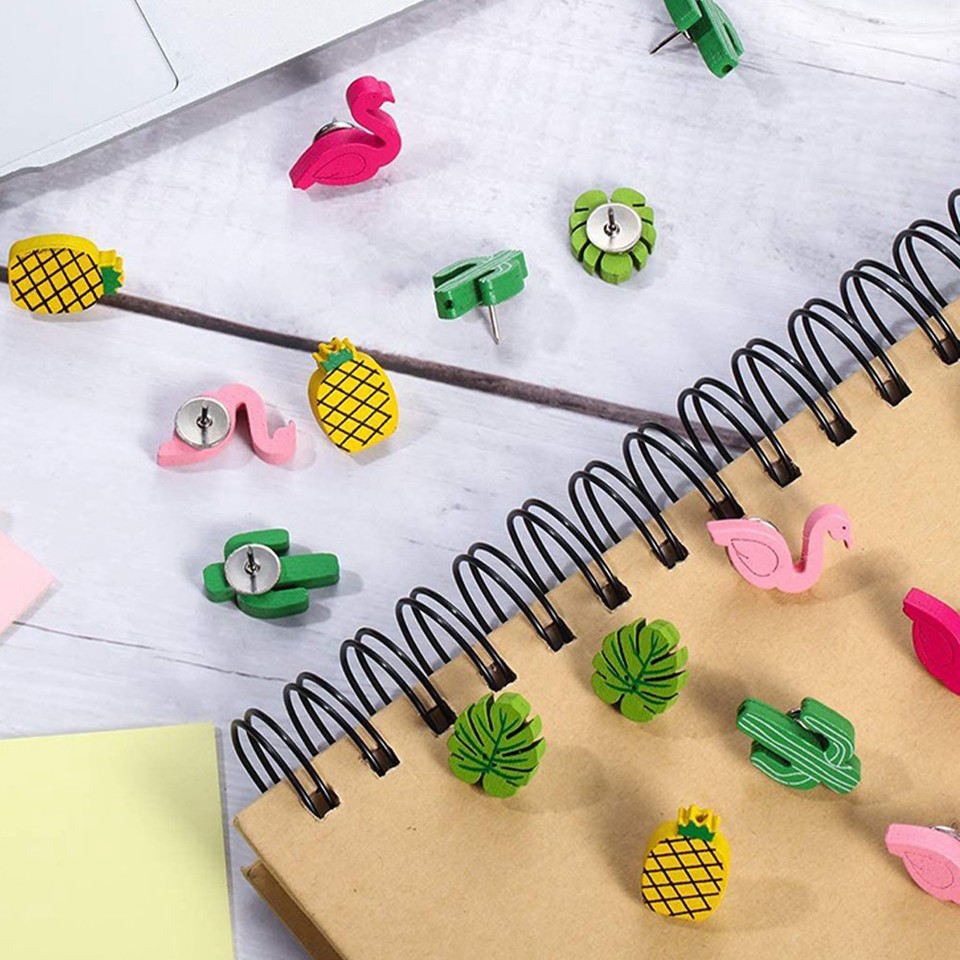 20 Pcs Decorative Thumb Tack Pins for Cork Board Thumbtacks Bulletin ...