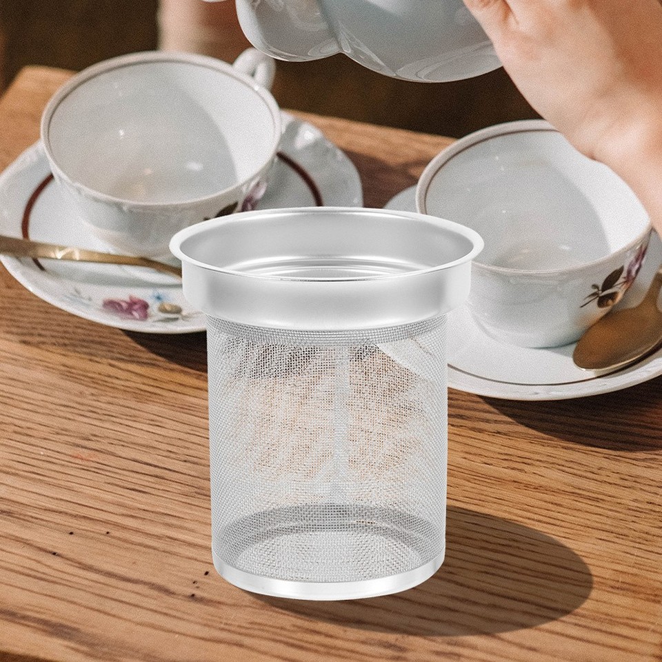 Tea Pot Supplies Stainless Steel Metal Tea Infuser Insert Mesh Strainer ...