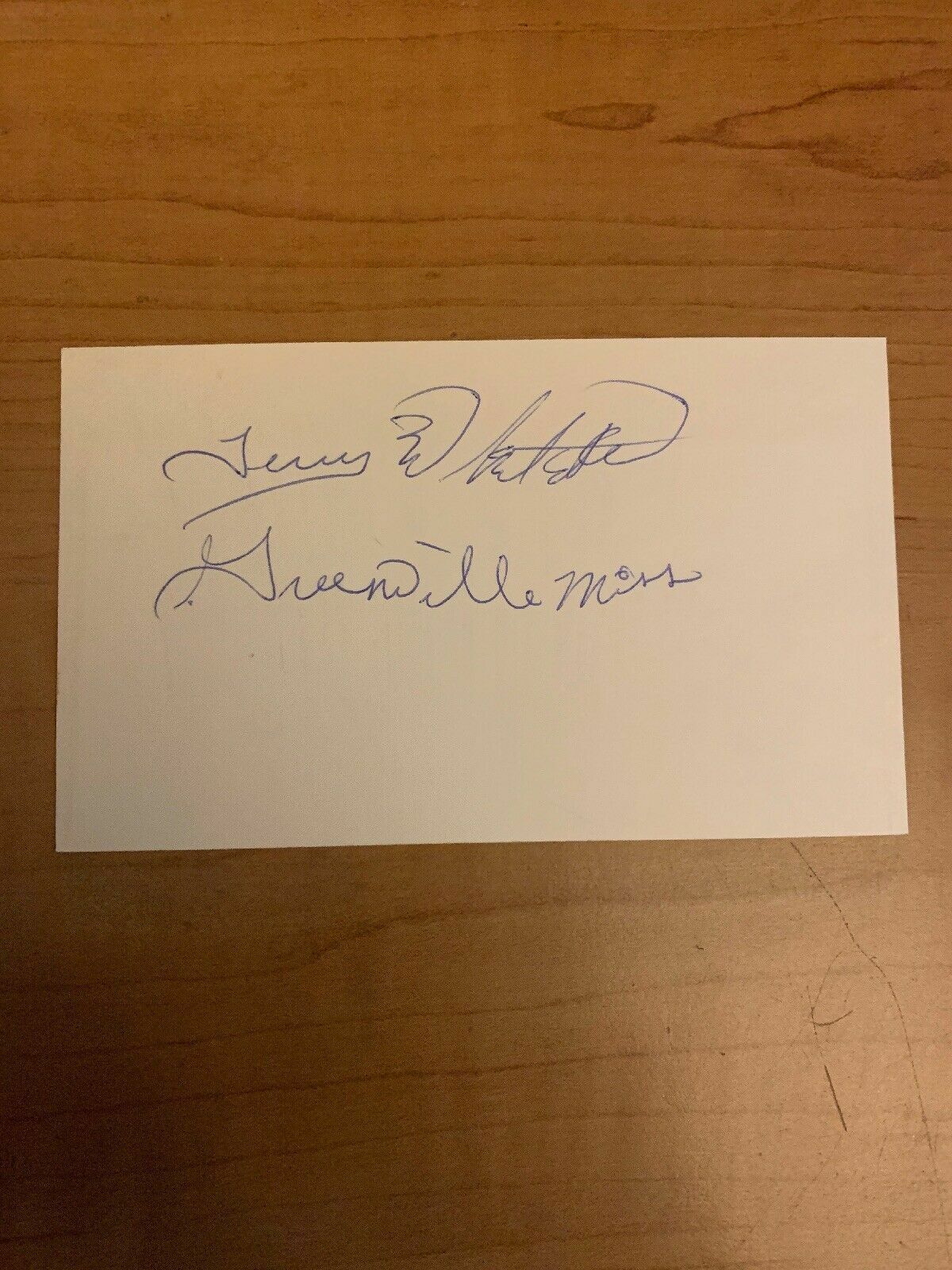 TERRY WHITAKER - BOXER - AUTHENTIC AUTOGRAPH SIGNED- B5180 | eBay