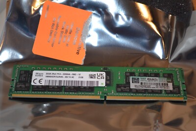 HPE SPS-DIMM 32GB PC4-2933Y-R PC4-3200AA-RB2-12 Hewlett Packard Memory ...