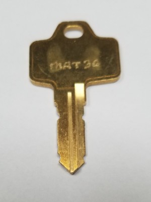 (1) FORT CompX Lock MATCO Tool Box Key Pre-Cut to Key Code MAT-36 MAT ...