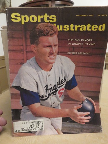 SPORTS ILLUSTRATED September 2, 1963 (Dodgers' Ron Fairly on the cover ...