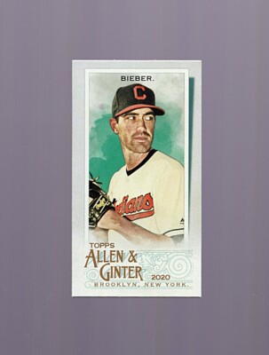 2020 Topps Allen and Ginter Mini #223 Shane Bieber | eBay