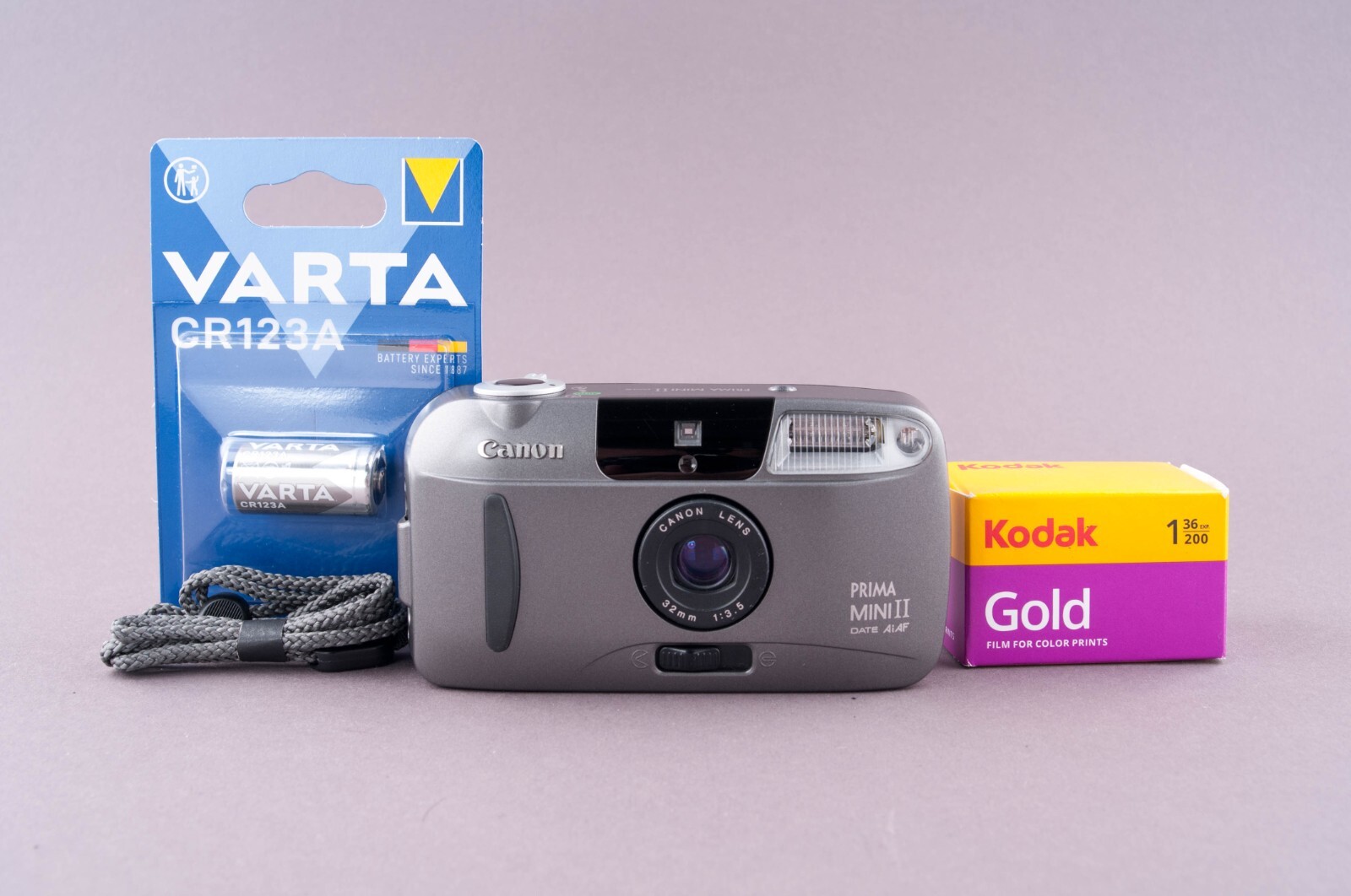 Canon Prima Mini II Date 35mm Point&Shooot Film Camera | eBay