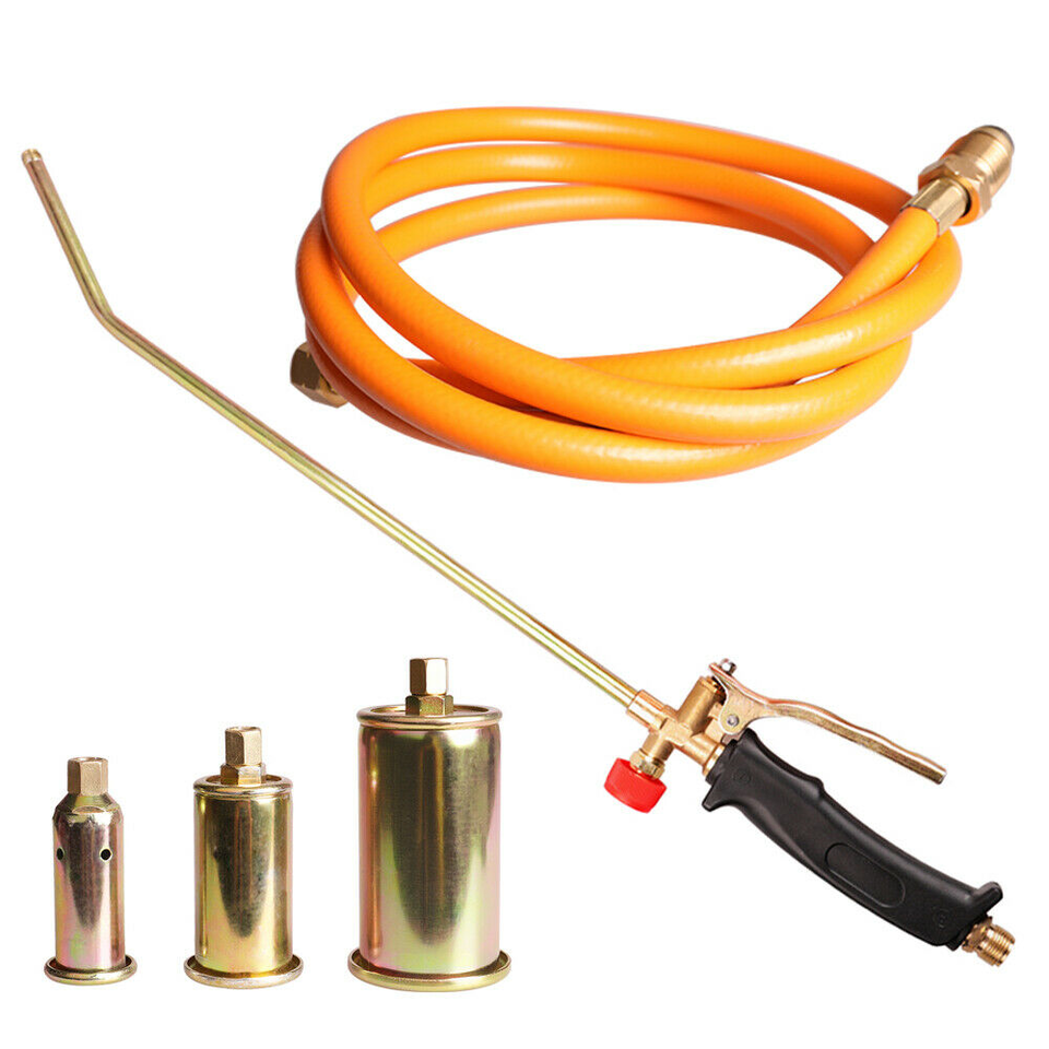 5000 BTU Propane Weed Hand Fire Burner Ice Melter with 5FT Hose + 3 ...