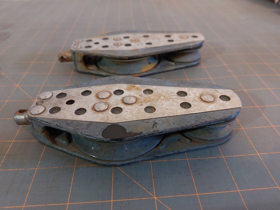 Large Lot Sailing Hardware Harken Seaway Blocks Double Triple Pulleys ...