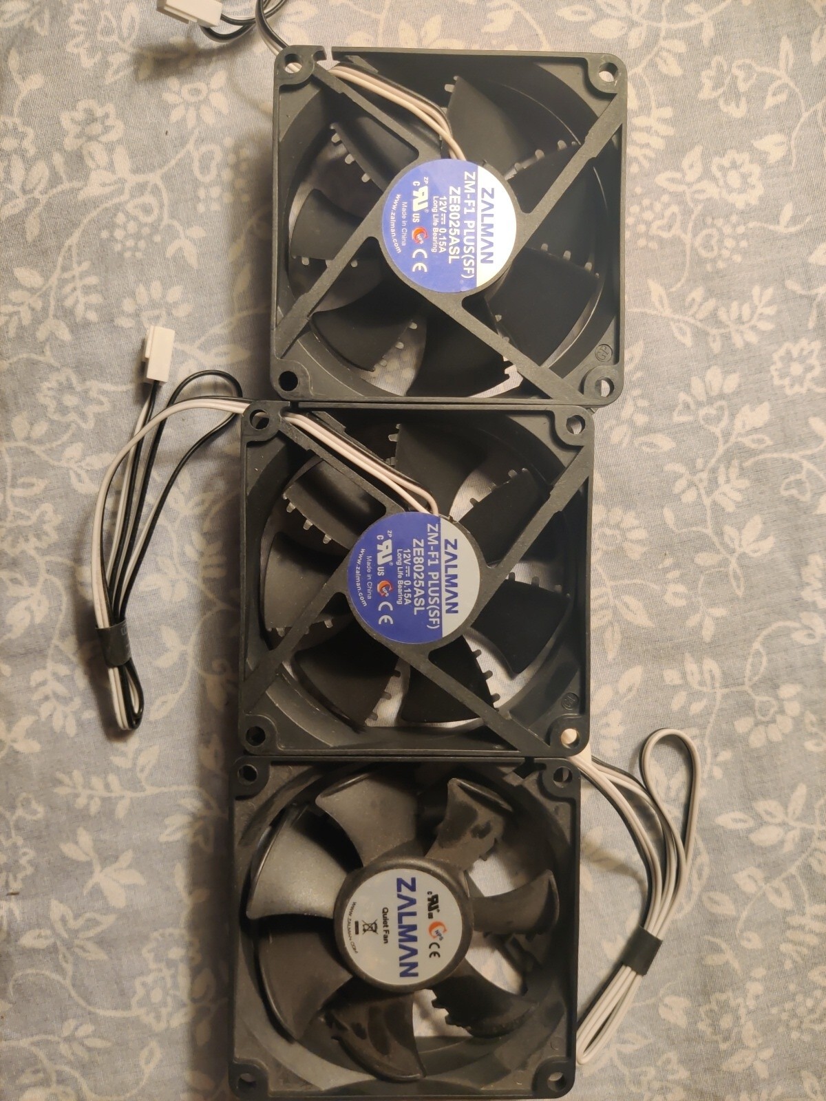 Zalman CPU Fan 80mm 12v 0.15A (Lot Of 3) | eBay