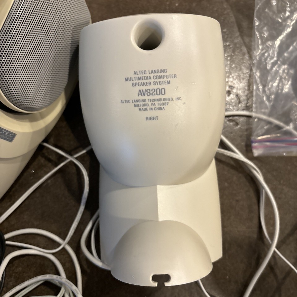 Altec Lansing AVS200 Computer Speaker System & Power Supply | eBay