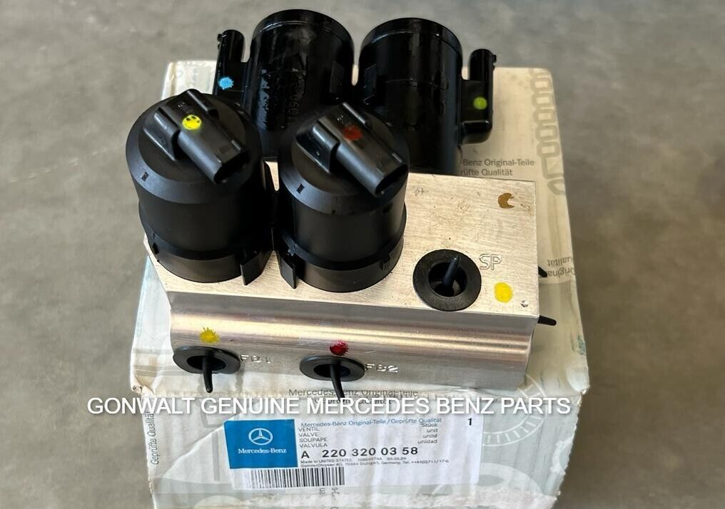 MERCEDES SL R230 CL W215 ABC Hydraulic Suspension Valve Block ...