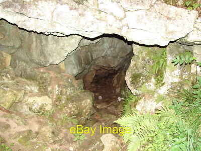 Photo 12x8 Mouth of the cave Trefechan The flash photograph reveals ...
