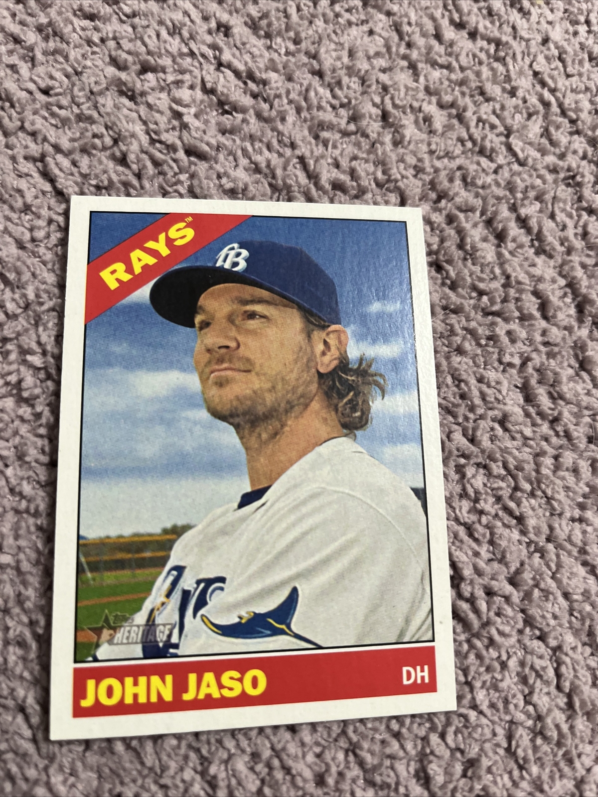 2015 Topps Heritage High Number John Jaso 698 Tampa Bay Rays | eBay