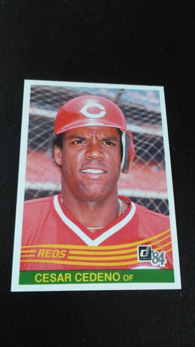 FREE SHIPPING-Cesar Cedeno-1984 Donruss Baseball-no.306-Reds | eBay
