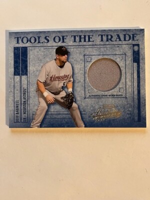 2003 Playoff Absolute Memorabilia Jeff Bagwell Tools of Trade Game ...