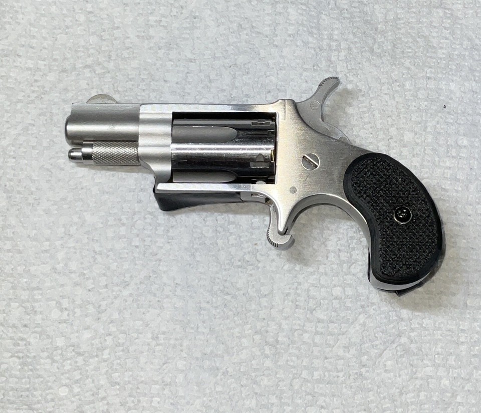 NAA 22LR Textured Grips Metal Pocket Clip Right Side North American ...