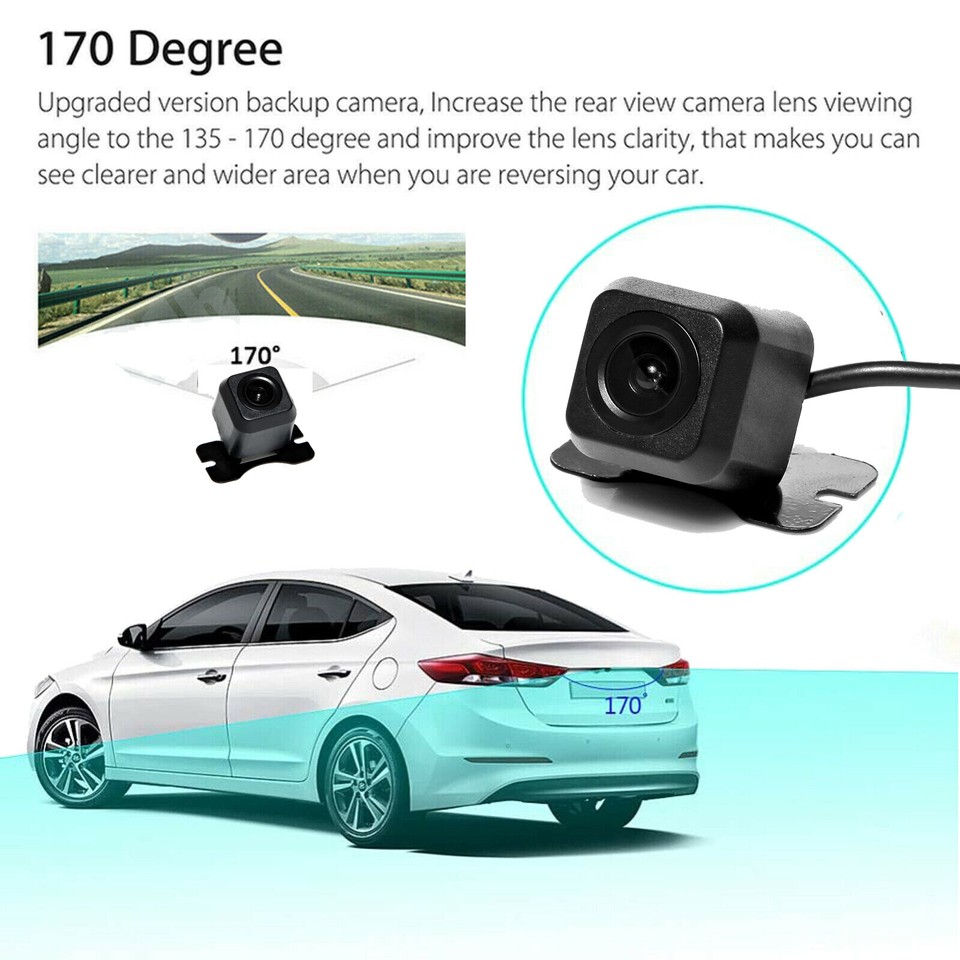 170° CMOS Car Rear View Backup Camera Reverse HD Night Vision ...