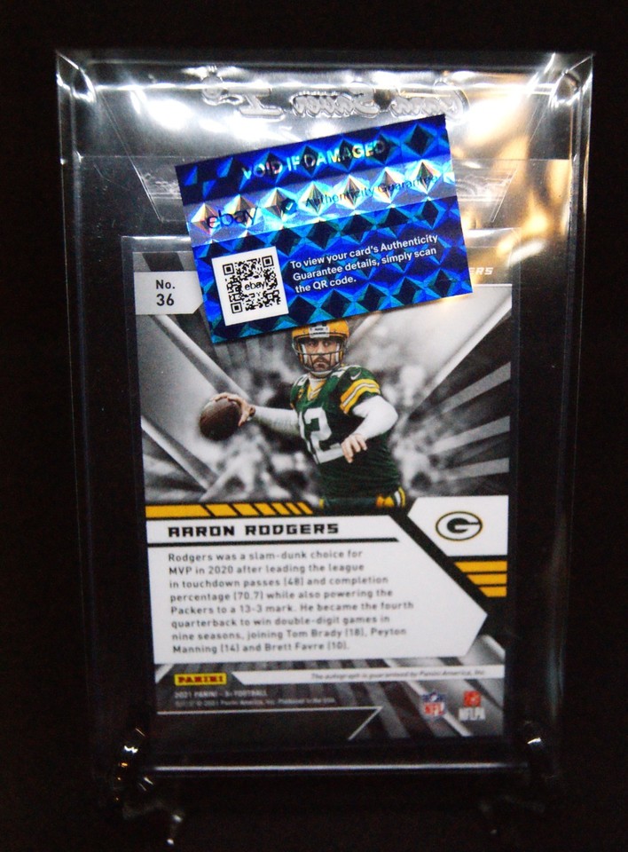 2021 Panini XR Aaron Rodgers Gold Auto Green Bay Packers eBay ...