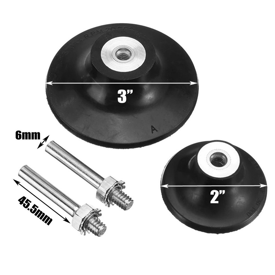 Roll Lock Disc Pad Holder for Sanding and Grinding 2 Inch and 3 Inch ...