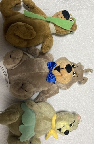 Lot of 3 - Hanna Barbera Yogi Bear Boo Boo Cindy Plush Classic Cartoon ...