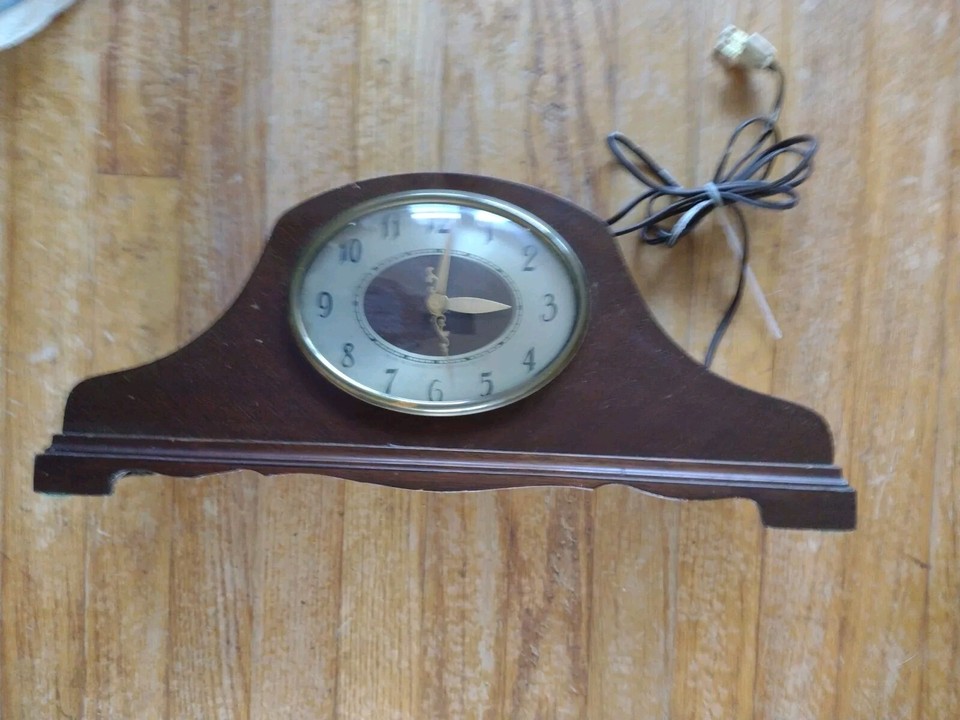 VTG REVERE WESTMINSTER CHIME TELECHRON MOTORED MANTEL CLOCK Works Great ...