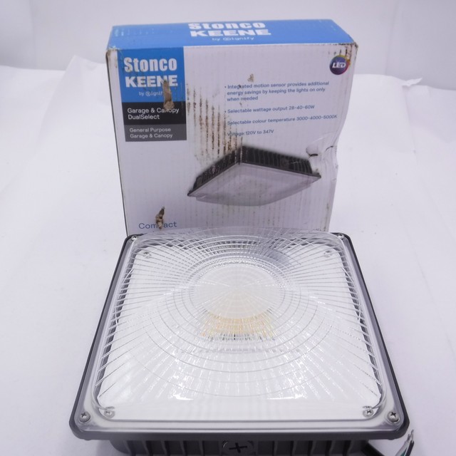 STONCO GC60-SCT-G2-SM-5-10-BZ Garage and Canopy Dualselect Wattage for ...