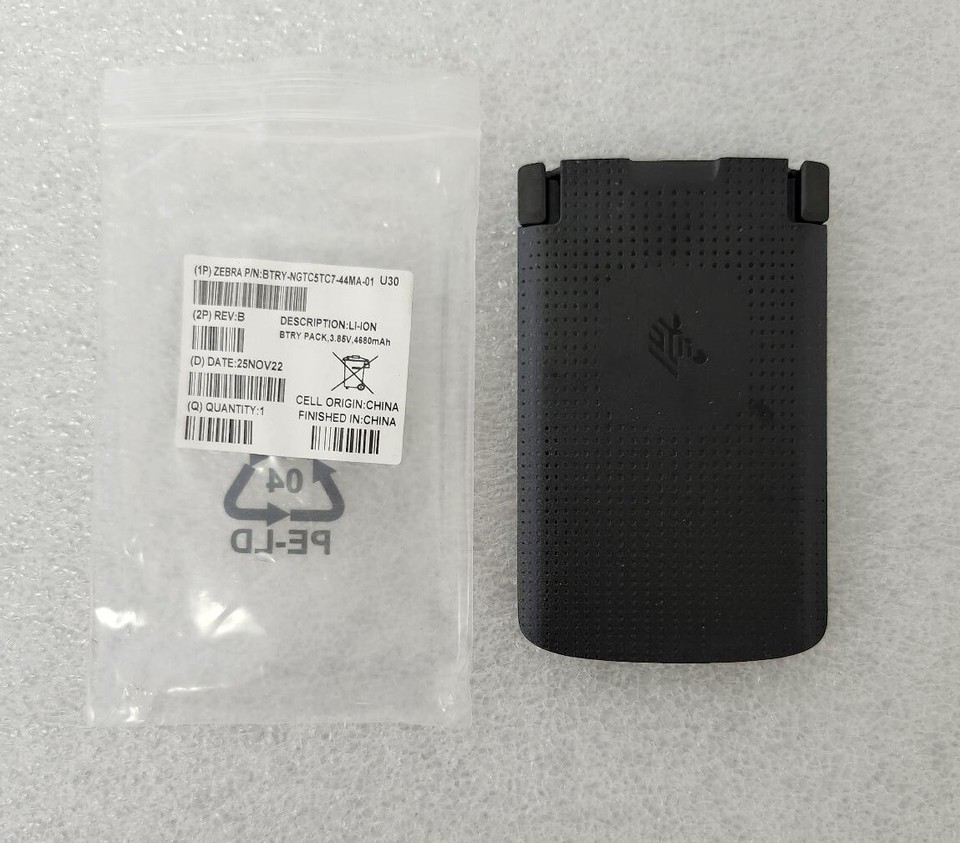 Zebra TC58 Android Scanner Battery BT-000442 / BTRY-NGTC5TC7-44MA-01 ...