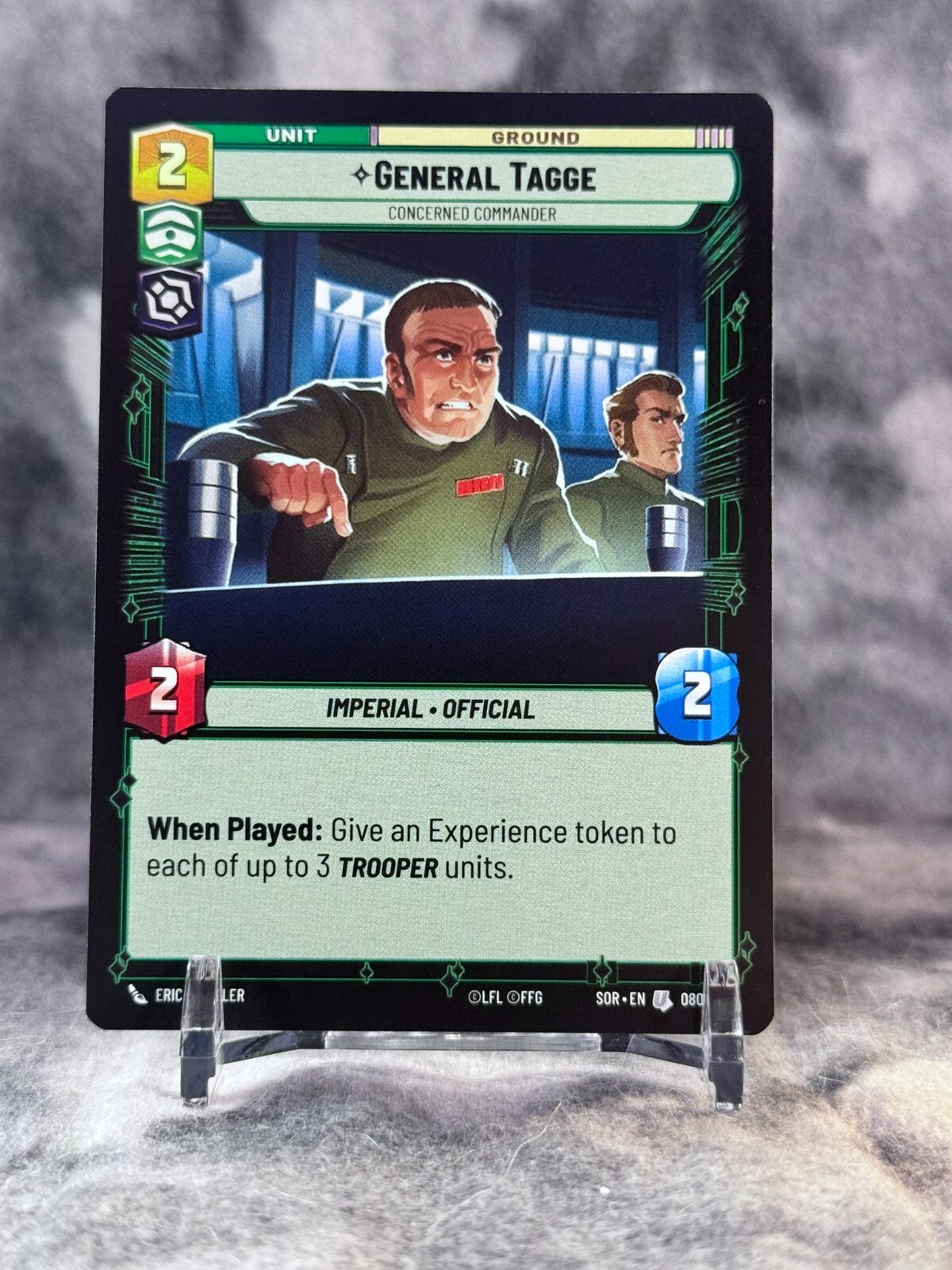 Star Wars: Unlimited (SoR) - General Tagge - Concerned Commander - NM ...
