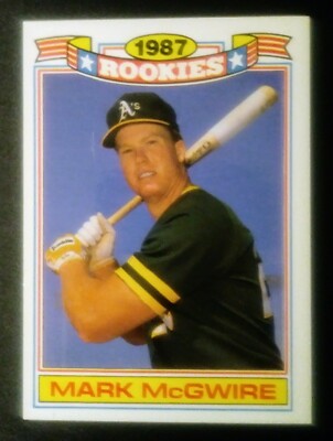 1987 *ROOKIE* Mark McGwire "ORIGINAL" Card ! NOT A REPRINT ! | eBay
