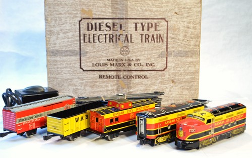 Marx 0 gauge diesel 8842 train set W O/B and no 54 diesel Kansas City ...
