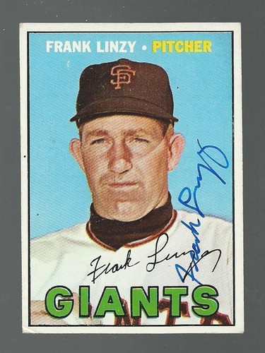 Frank Linzy Signed Auto 1967 Topps #279 Baseball Card Autograph | eBay