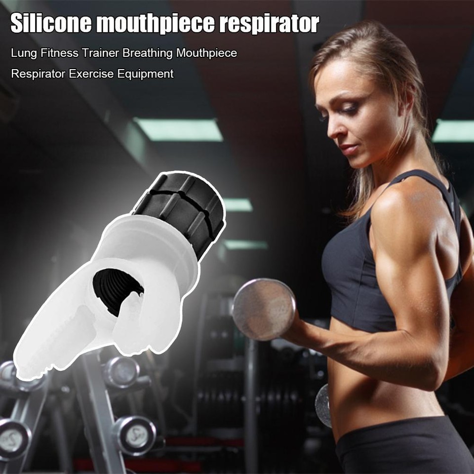 Lung Fitness Trainer Breathing Mouthpiece Respirator Exercise Equipment ...