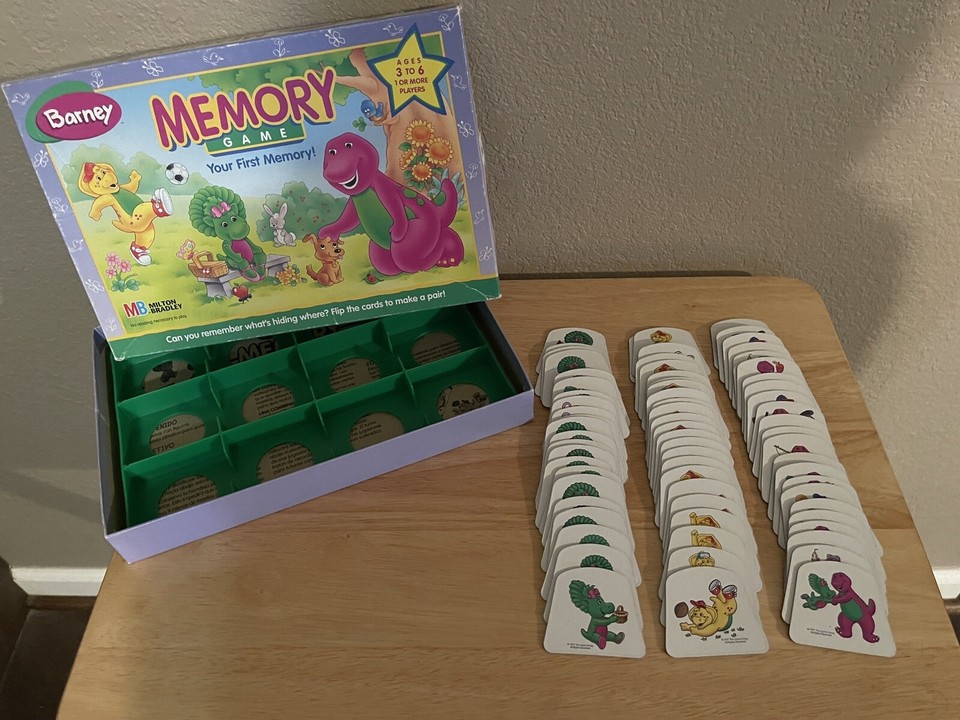 barney memory game | eBay