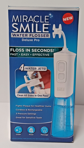 Miracle Smile Water Flosser Portable Dental Rechargeable NIB | eBay
