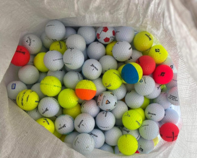 Lot of 100 Mixed Golf Balls-Premium Brands: Titleist,Callaways,Prov Ect ...