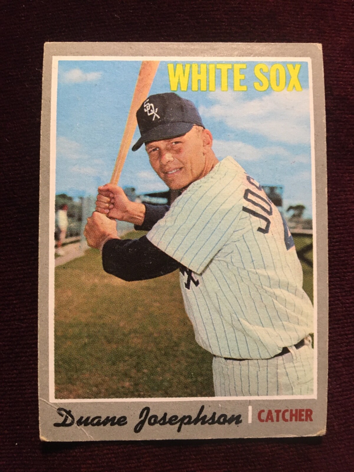 1970 Topps #263 White Sox Duane Josephson Baseball Card b | eBay