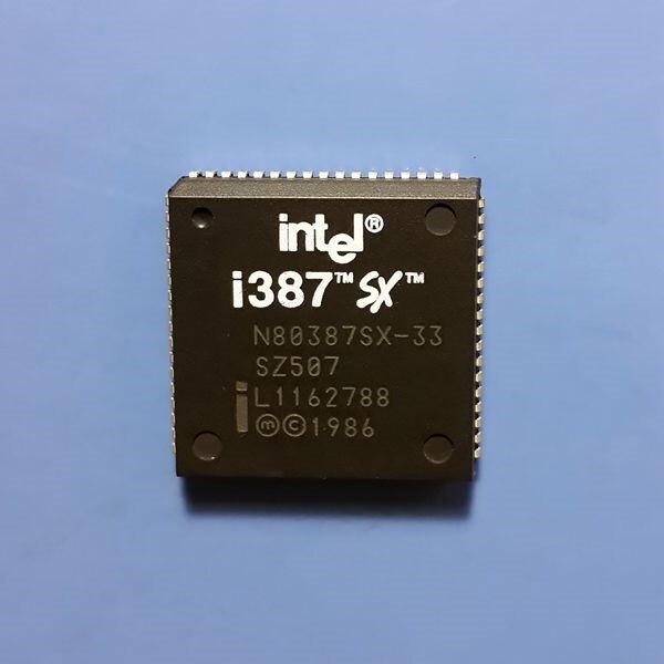 1PCS Advanced Math Coprocessor IC INTEL PLCC-68 N80387SX-33 N80387SX33 ...