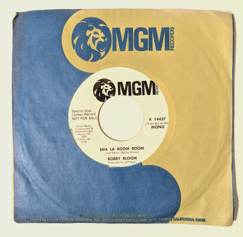 SHA LA BOOM BOOM BOBBY BLOOM 45 RPM PROMO | eBay