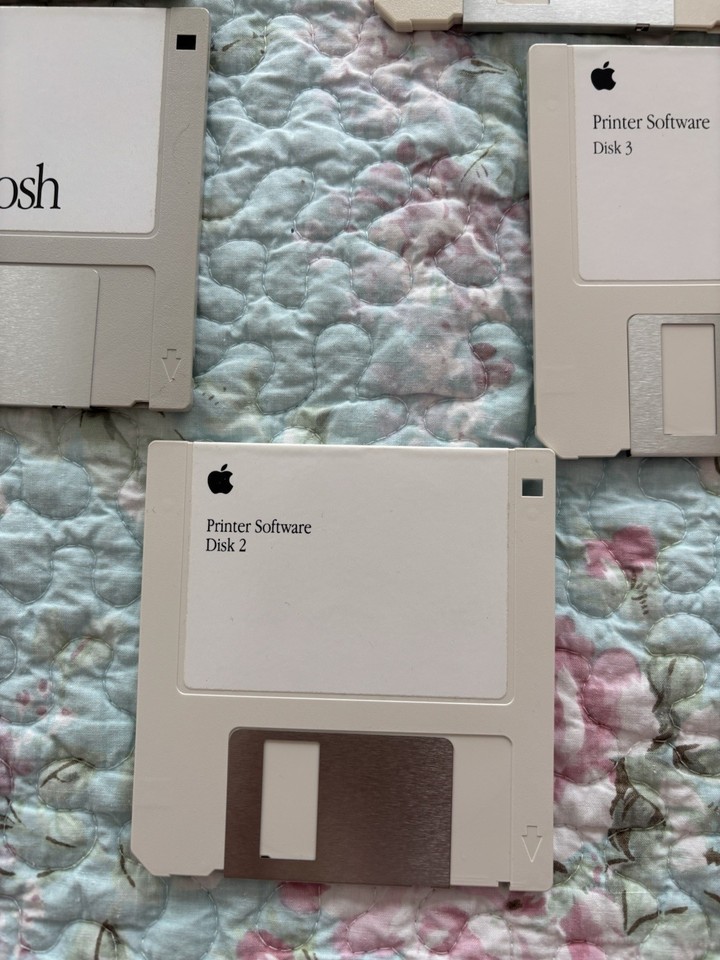 Apple Macintosh, Apple Laser Writer, Printer Software & Mult Scan ...