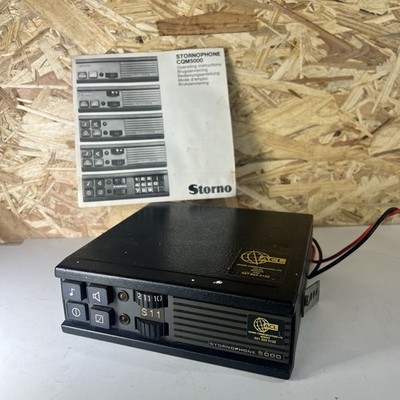 Stornophone 5000 Radio Unit Tested Working Manual Storno CQM5334 | eBay
