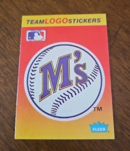 1991 Fleer Team Logo Sticker Card - Seattle Mariners | eBay