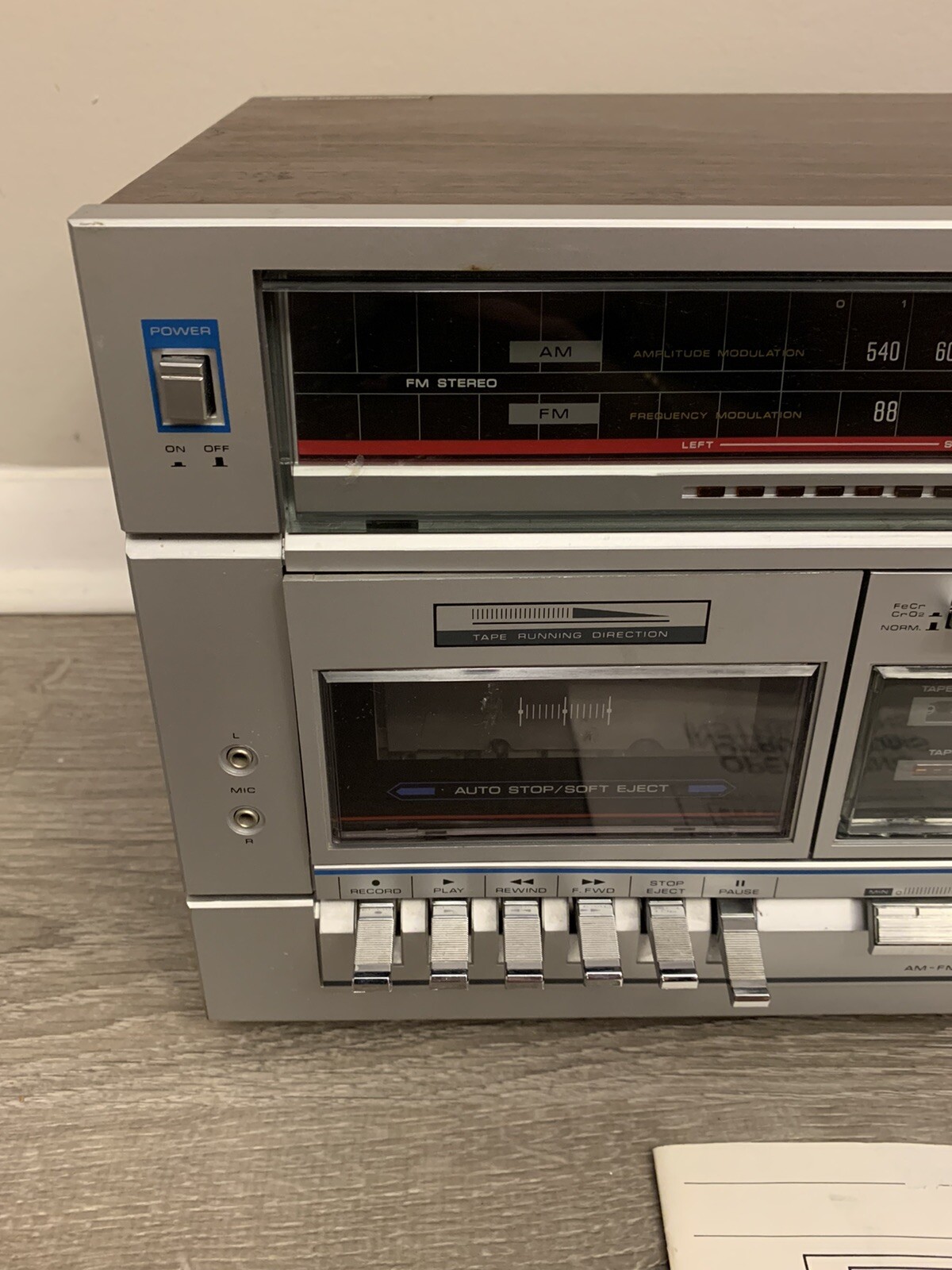 Vintage SOUNDESIGN Model 5642 Radio Tape Player/Recorder With Manual | eBay