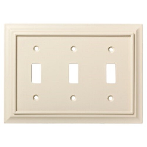 Triple Switch Plate Light Almond 3575042 | eBay
