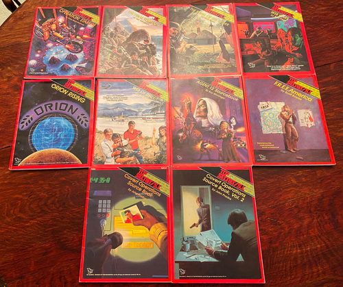 10 Top Secret SI TSR Game Manuals 1980's (9) - 1990 (1) Role Playing ...