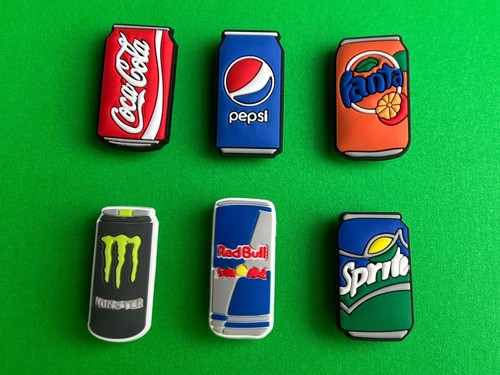 Coca Cola Pepsi Red Bull Fanta Sprite inspired Charm For Crocs Shoe ...