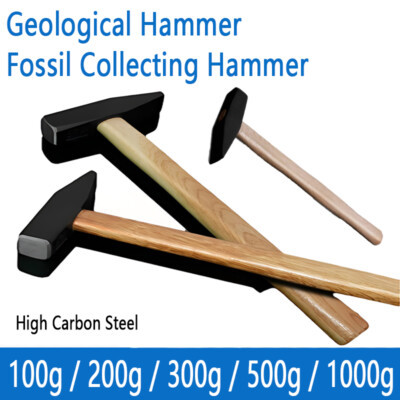 Precision / Geological Hammer Fossil Collecting Wooden Handle 100g ...